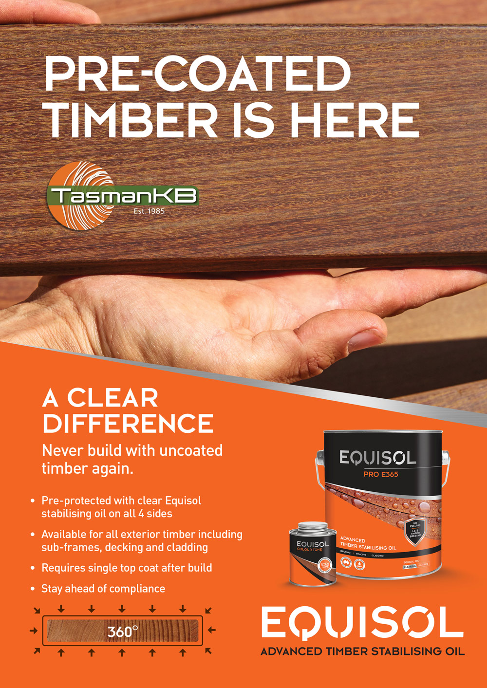 Pre-coat Counter Stand | Equisol