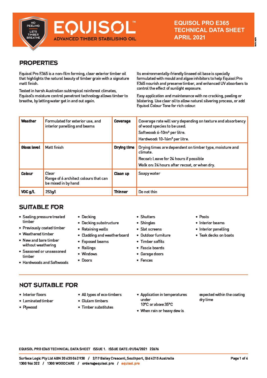 Equisol Pro Technical Data Sheet | Equisol